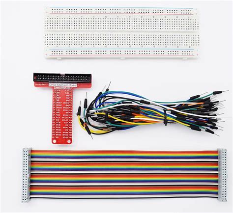 Adeept Raspberry Pi GPIO Breakout T Type GPIO Expansion Board 830 Points Solderless Breadboard