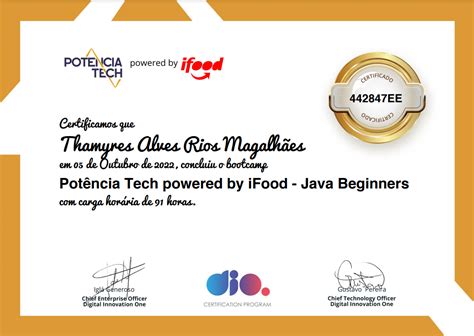 Github Thamyresarmdio Bootcamp Ifood Java Repositório Com Todos Os