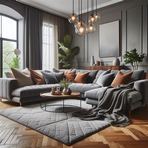 Grey Living Room Ideas With Brown Sofa