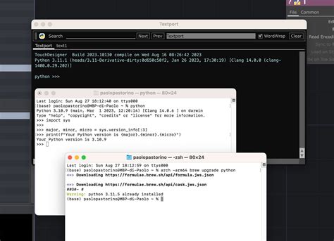 SOLVED Issue About Import PIL Bugs TouchDesigner Forum