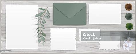 모형 및 컬러 왁스 씰을 브랜딩하기위한 절연 문구 항목의 벡터 세트 투명한 그림자가 있는 모든 템플릿 문구류에 대한 스톡 벡터 아트 및 기타 이미지 Istock