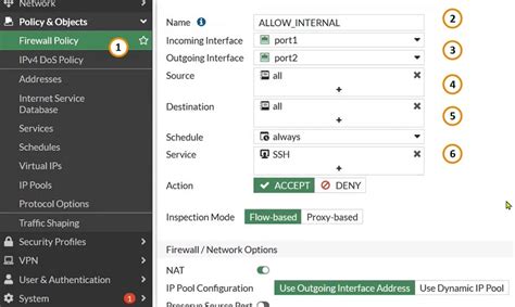 Nat Reflection Fortigate Firewall Network Interview