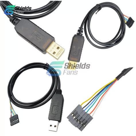 Original Ftdi Ft232rl Usb To Ttl Rs232 6pin Serial Adapter Cable For