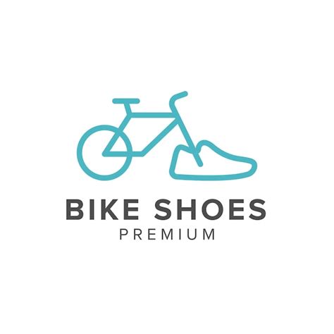 Premium Vector Bike Shoes Logo Vector Icon Illustration