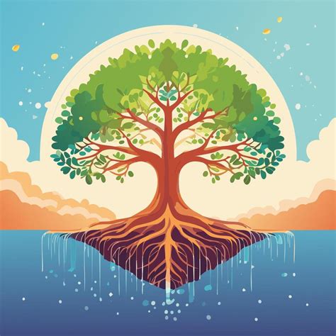 Tree With Roots And Branches Trees With Dead Branches And Roots