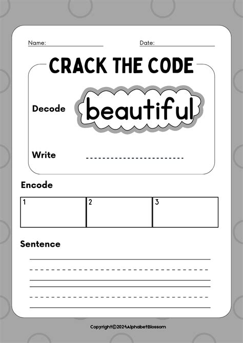 Phonics Word Work Decode And Encode Made By Teachers