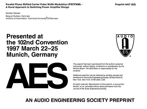 aes e library parallel phase shifted carrier pulse width modulation pscpwm a novel approach