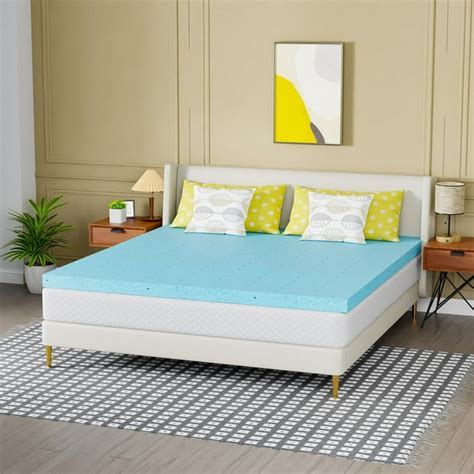 Buysphere 3 Inch Gel Memory Foam Mattress Toppercooling Gel Infused
