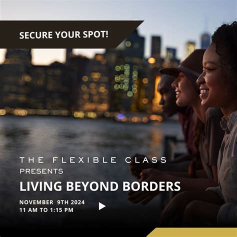 Livingbeyondborders Theflexibleclass Globalcitizen Digitalnomads