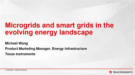 Microgrids And Smart Grids In The Evolving Energy Landscape