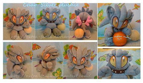 Chao Silver Plushie By Feneksia On Deviantart