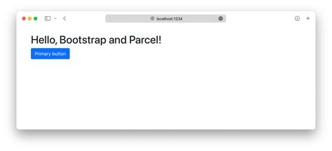 Bootstrap And Parcel · Bootstrap V52