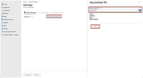 Upload An Arc Package To Microsoft Intune
