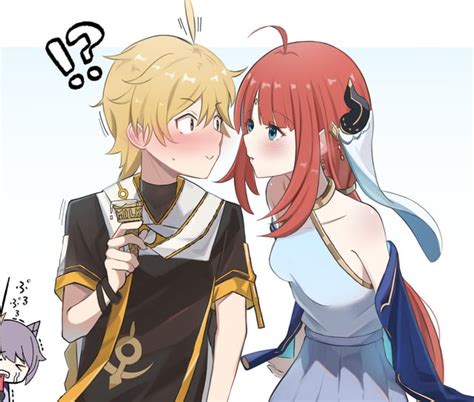 Nilou X Aether By ネコヘイ R Aether Mains