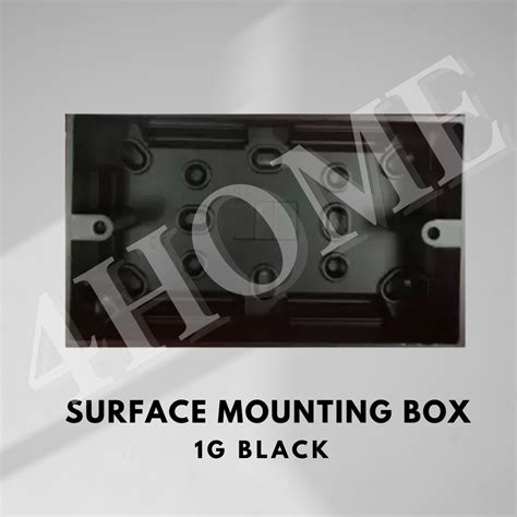 Legrand Mallia Senses Galion Jovia 1gang 2gang Compatible Surface Mounting Box Black Silver Rose