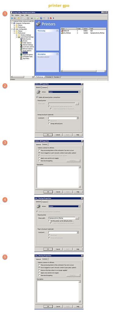 Gpo Delete All Printers Not Working Windows Spiceworks Community