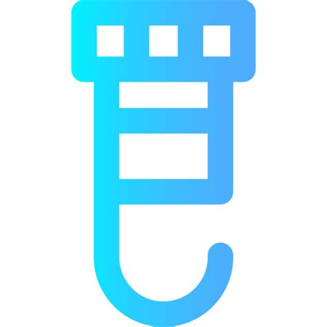 Test Tube Super Basic Omission Gradient Icon