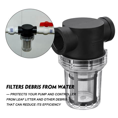 Garden Pond 20mm 25mm Inline Mesh Strainer Water Pump Filter Irrigatio Electronic Pro