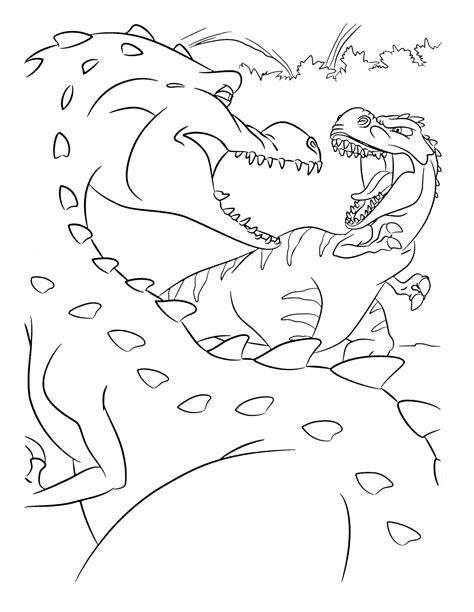 Ice Age Mom T Rex Fights Against Rudy