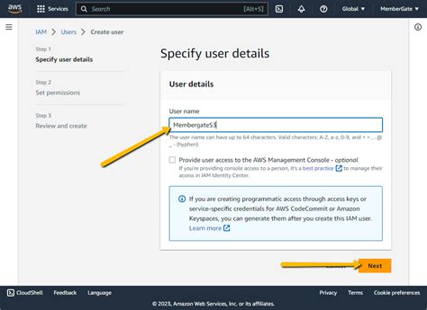 How To Generate Access And Secret Keys For Your Amazon S3 Account Membergate Membership Site