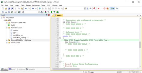 stm32cubemx初使用——led灯闪烁以及proteus仿真 csdn博客
