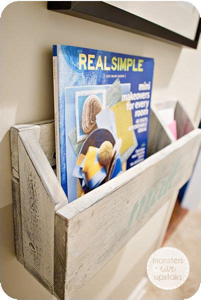 Mail Organizer A Modified Version Of The Numbered Cubbies Mail Organizer Barn Wood Projects