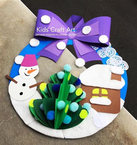 Детские новогодние поделки фото и картинки 70 штук