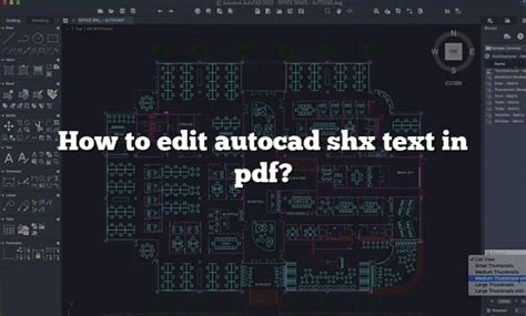 How To Edit Autocad Shx Text In Pdf