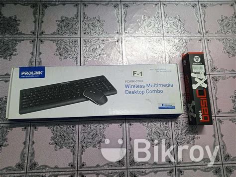 Prolink PCWM 7003 Wireless Keyboard Mouse Combo Fantech Mousepad For Sale In Dumuria Bikroy