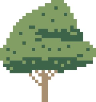Pixel Tree PNGs For Free Download