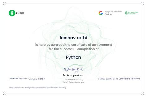 Keshav Rathi On Linkedin Heyy I Have Completed My First