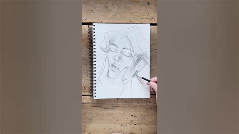 Процес малювання арт малювання скетч портрет Youtube