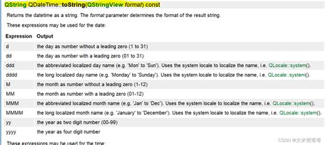 Qt 基础之qdatatime