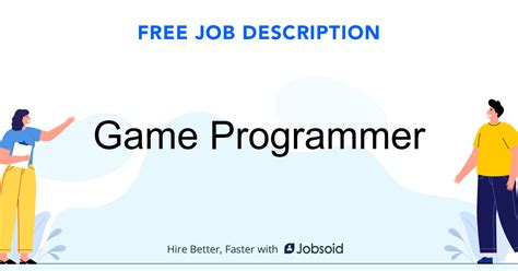 Game Programmer Job Description Jobsoid