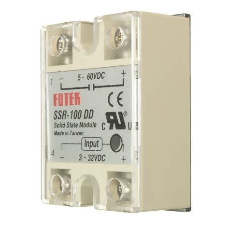 New SSR 100 DD Solid State Module Solid State Relay DC DC 100A 3 32V DC 5 60V DC Elec Mall