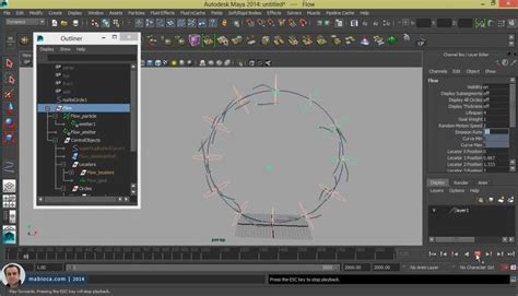 Create Curve Flow In Maya Particle Effects In 2024 Maya Flow Curve