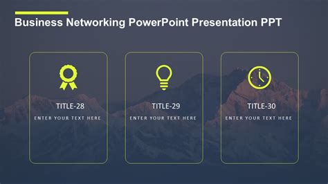 Business Networking Powerpoint Presentation Ppt Pptuniverse