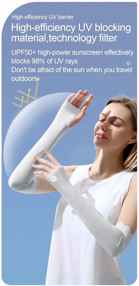 Compression Brasmanchettes De Protection Solaire Pour Femmes1 Pairemanchettes Anti Uvsport