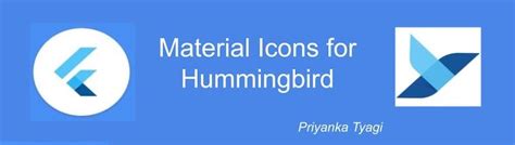 How To Fix Material Icons For Flutter Web Hummingbird By Priyanka Tyagi Flutter Community