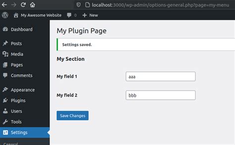 Settings Api In Depth With Psysh Learn With Daniel A Learner Diary