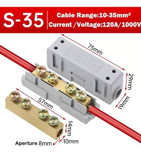 High Power Splitter Conductor Brass Quick Terminal Block Mercadolibre