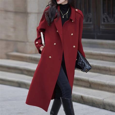 대박난박양 트렌치 모직 롱코트 코트트렌치코트 쿠팡