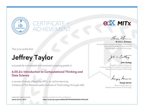 Jeff Taylors Weblog Coursera And Edx Certificates