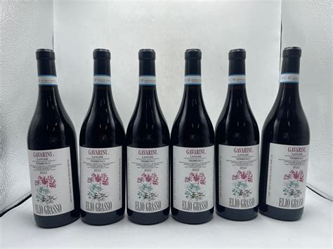 2022 Elio Grasso Gavarini Langhe Nebbiolo Piedmont Doc 6 Bottles