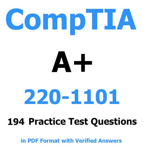 Download Comptia A 220 1101 Core 1 Exam Practice Questions As Pdf Exam Practice Tests