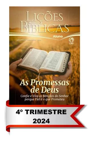 Revista Ebd Adulto Aluno 4º Trimestre 2024 Cpad Mercadolivre
