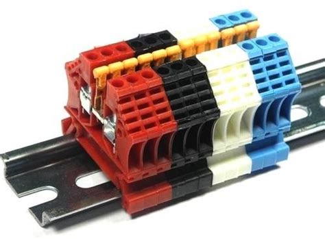 Din Rail Terminal Blocks Feature Low Maintenance Efficient Working Highly Demanded At Rs