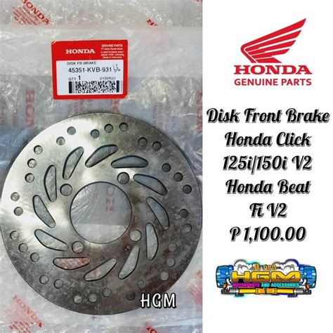Stock Front Disk For Honda Click 125i 150i Honda Beat Fi V2 45351