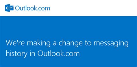 Messaging History Folder Will Finally Be Removed From Outlook Com WindowsObserver Com