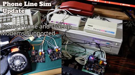 Dial Up Modems And Pulse Dialing Tested On Phone Line Sim Youtube